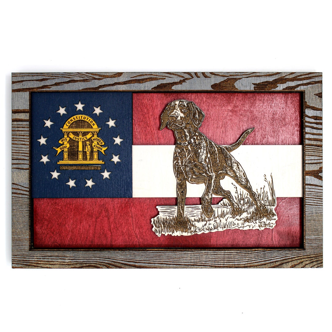 GSP Georgia Flag Art - Etsy