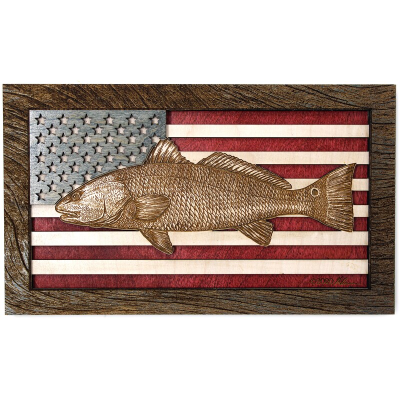 Redfish Wood Art - Etsy