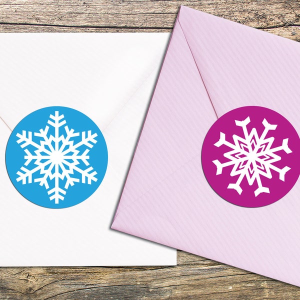 Frozen Round Labels - Etsy