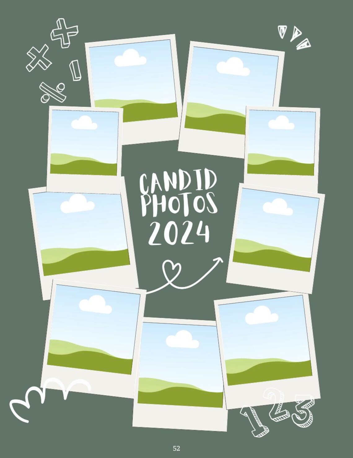 Customizable Yearbook Canva Template - 56 Pages, 26 Spreads, Canva ...