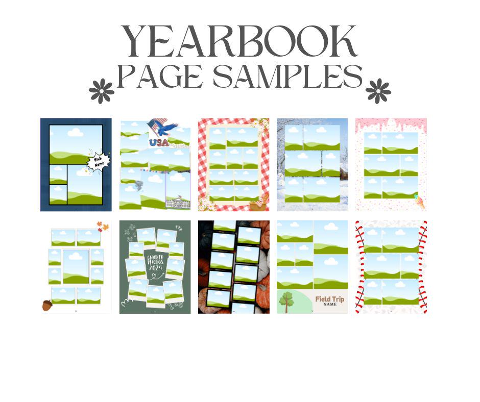 Customizable Yearbook Canva Template - 56 Pages, 26 Spreads, Canva ...