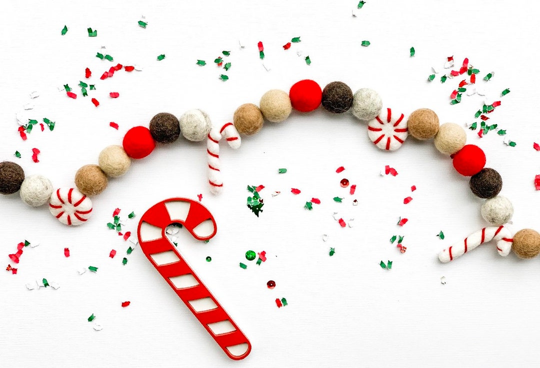 Hot Chocolate Felt Garland/ Felt Peppermint / Felt Garland / - Etsy