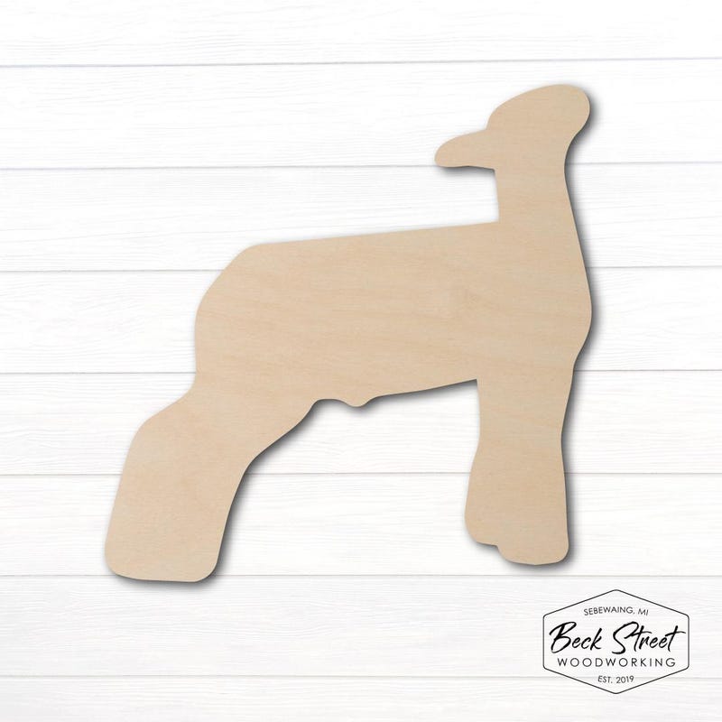 Show Lamb Silhouette - Etsy
