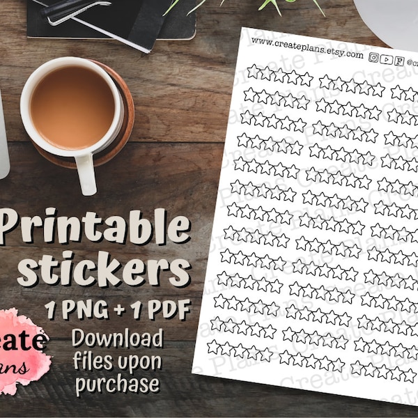 Printables Stickers - Etsy