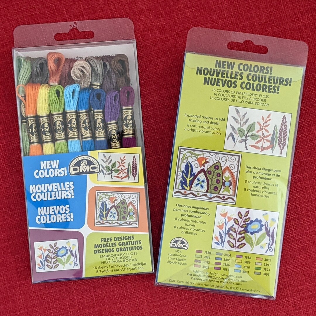 DMC Floss Discontinued Color Set 3880 to 3895 Collector Item - Etsy