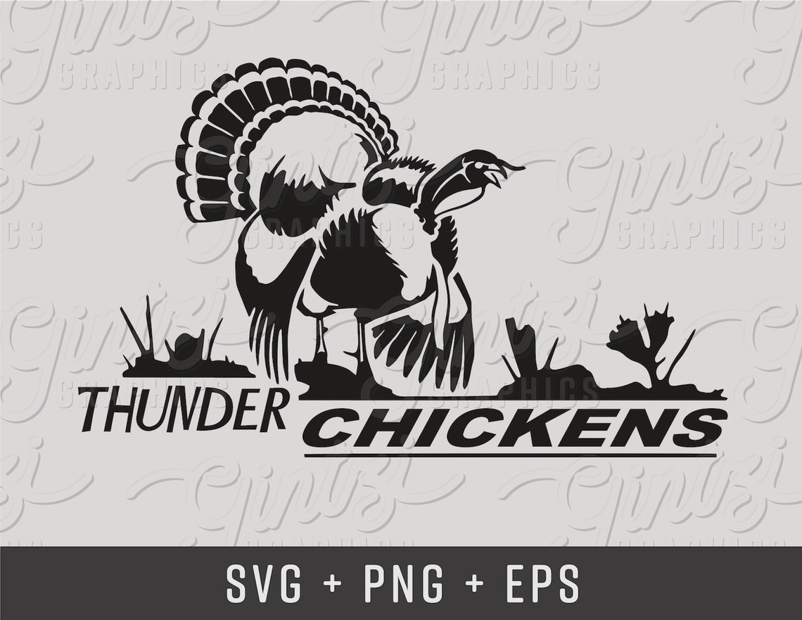 Thunder Chickens, Hunting Svg, Turkey Hunting Svg, Cricut Clipart ...