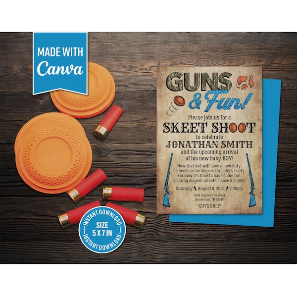 Clay Party Invitation - Etsy