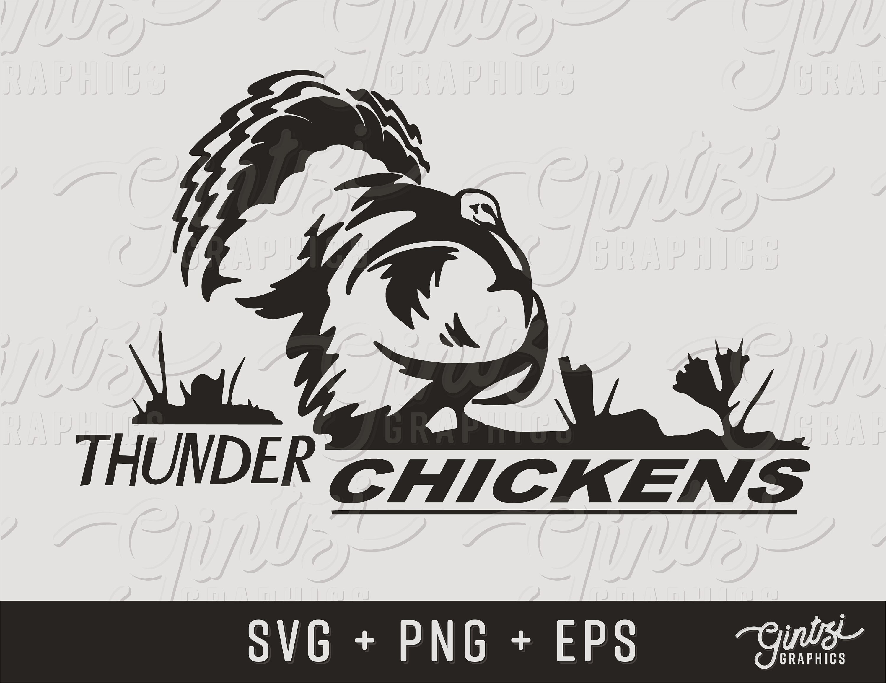 Thunder Chickens, Hunting Svg, Turkey Hunting Svg, Cricut Clipart ...