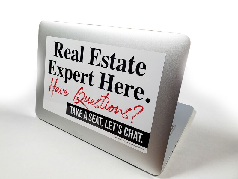 Buy Real Estate Expert Laptop Sticker Online in India - Etsy