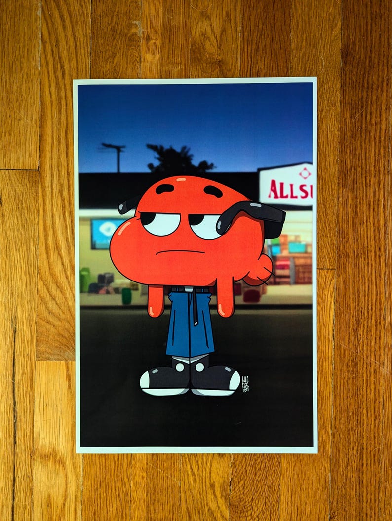 The Amazing World of Gumball Posters - Etsy