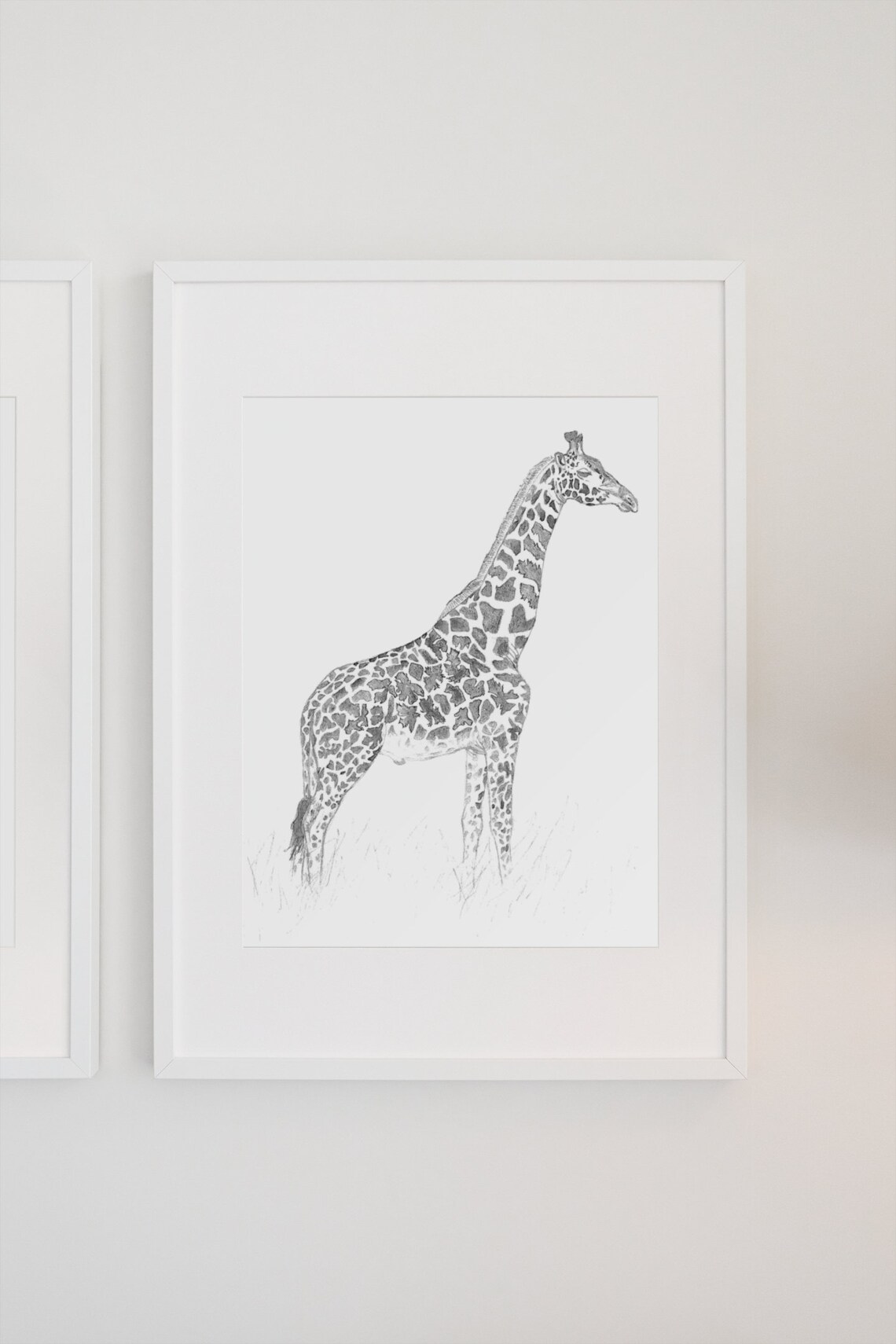 Giraffe Art Print - Etsy