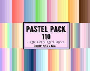 Pastel Paper Pack | Etsy