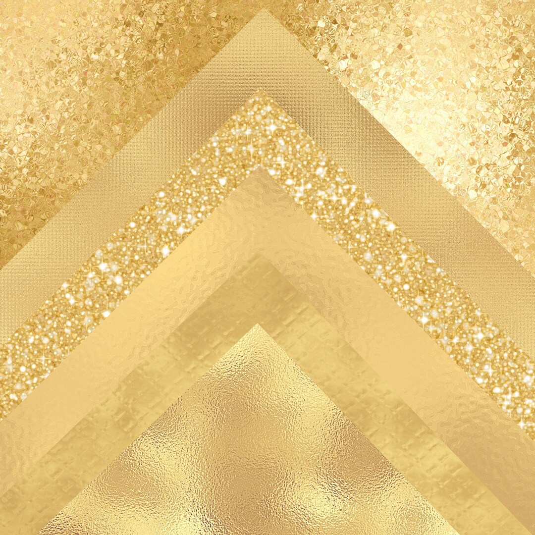 Gold Foil Digital Paper Gold Digital Paper Gold Glitter - Etsy