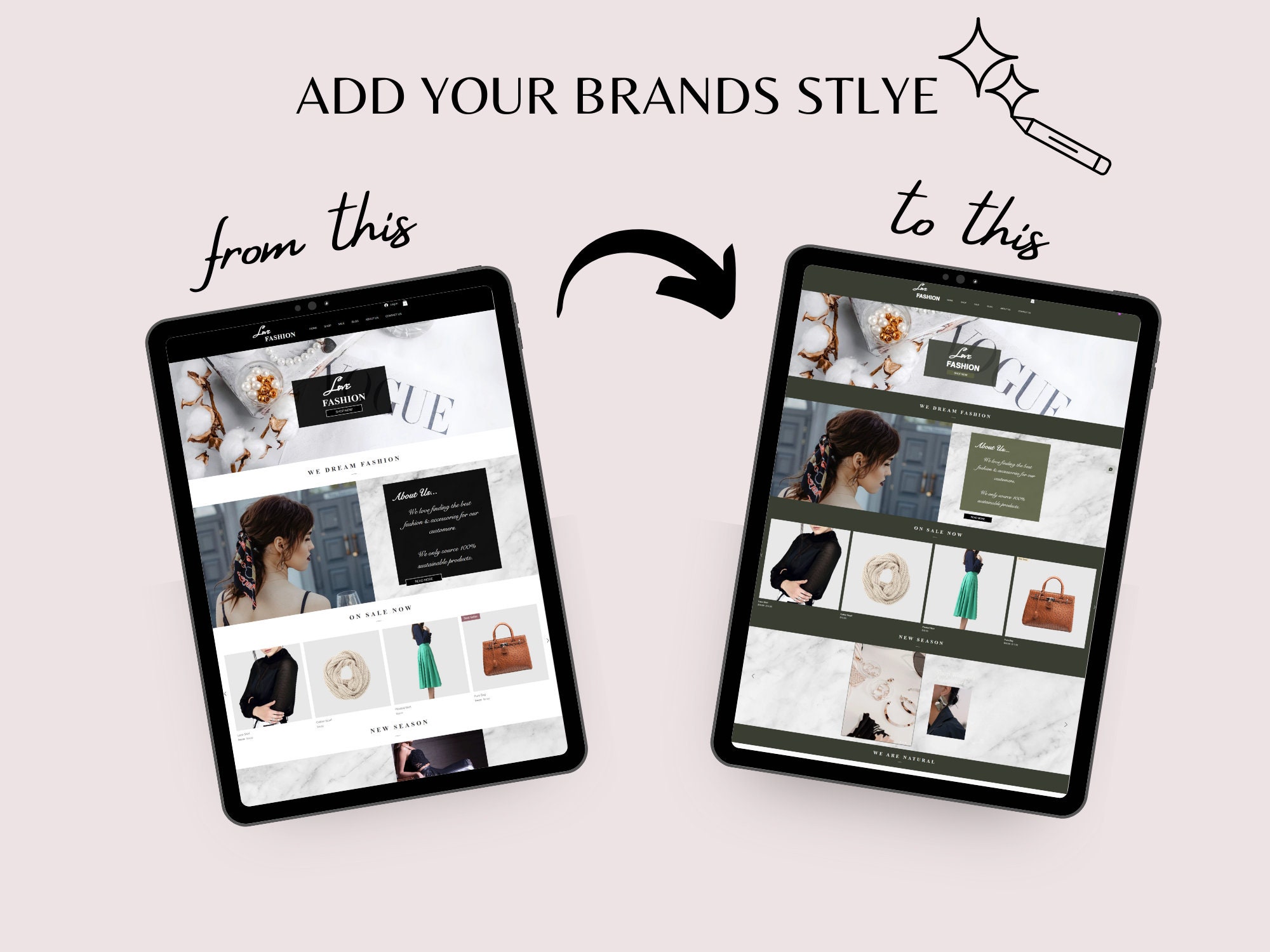 Wix Theme Wix Website DIY Wix Template Pre-built Website - Etsy