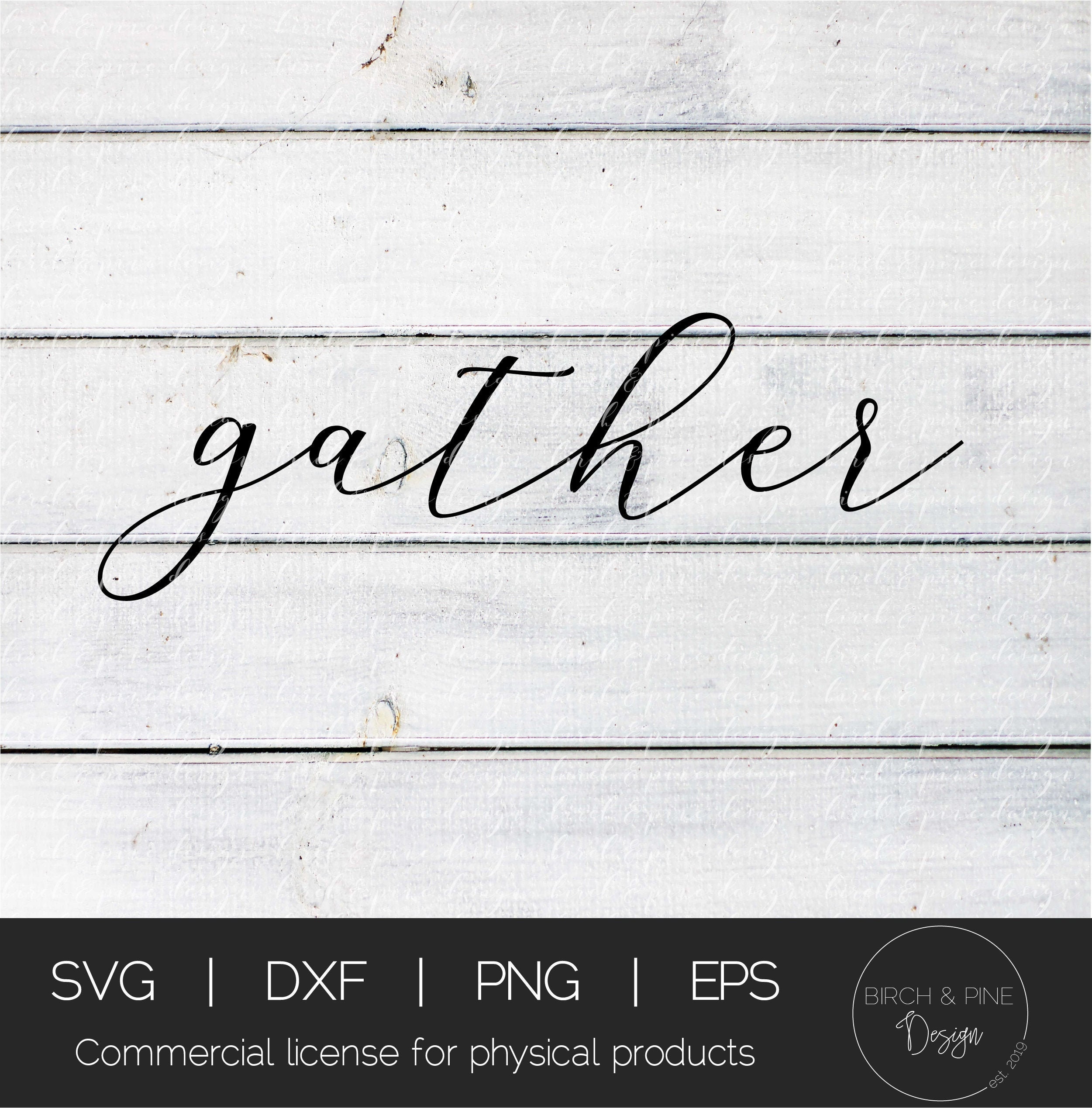 Gather SVG Gather Sign Svg Thanksgiving Svg Farmhouse | Etsy