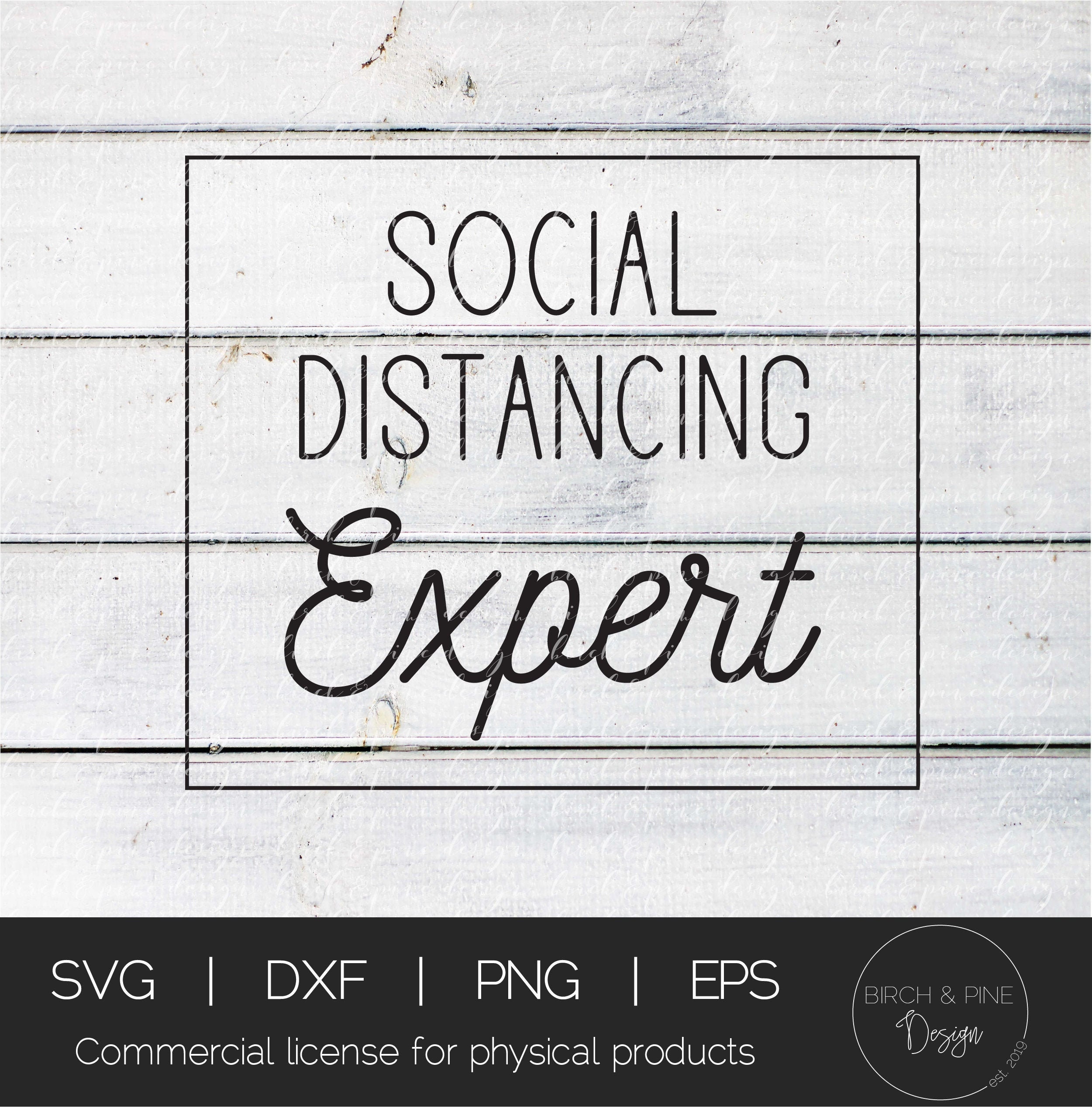 Social Distancing SVG Social Distancing Expert Svg Cold | Etsy