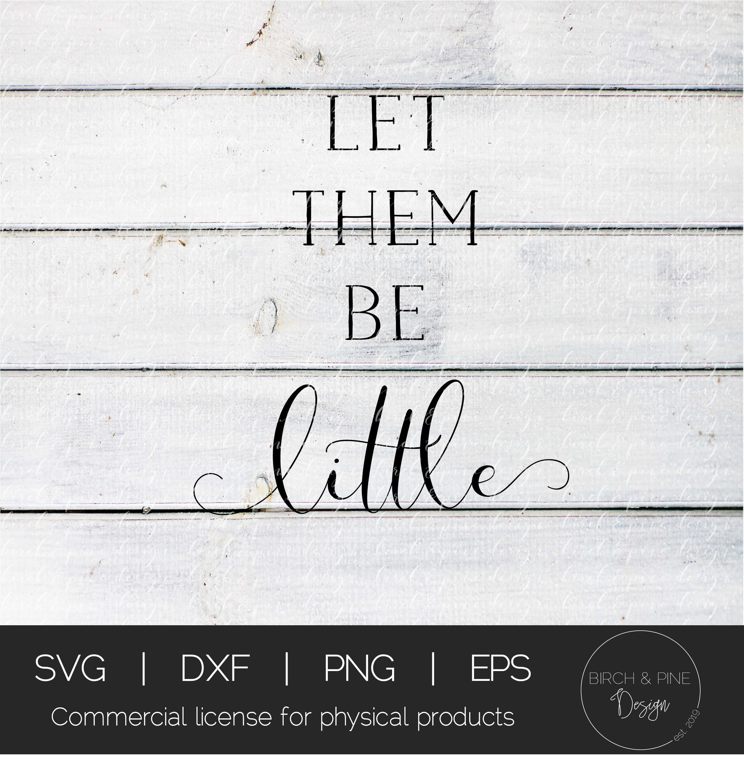 Let Them Be Little SVG Nursery Svg Kids Room Svg Sign - Etsy