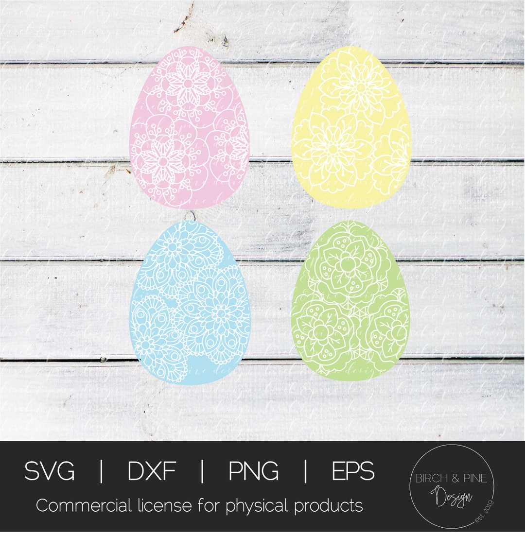 Mandala Easter Eggs SVG | Easter Eggs Svg | Mandala Svg | Easter Eggs ...