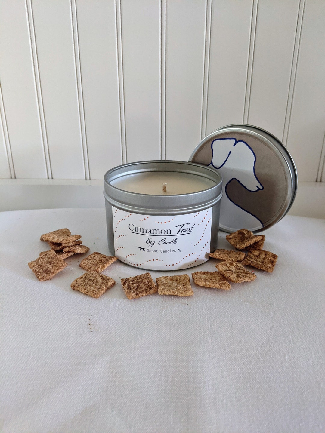 8oz. | Cinnamon Toast Candle | Snoot Candles - Etsy