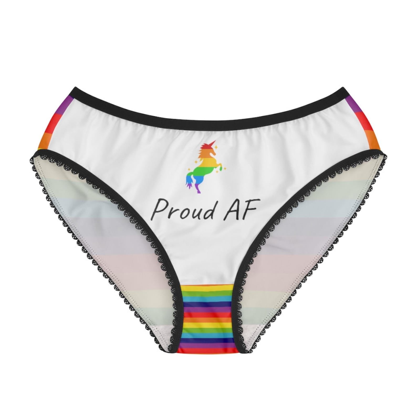 Proud AF, Women's Briefs, Pride Underwear - Etsy