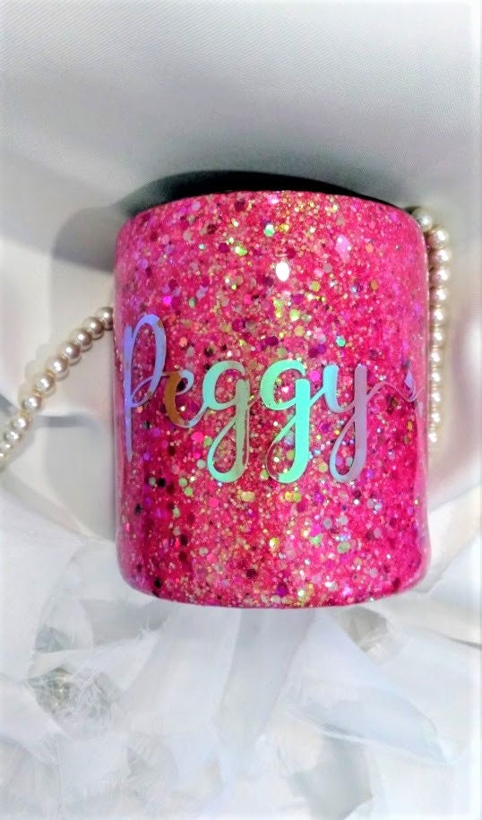 Glitter Coffee Mug/pink Glitter Coffee Mug/pink Coffee - Etsy
