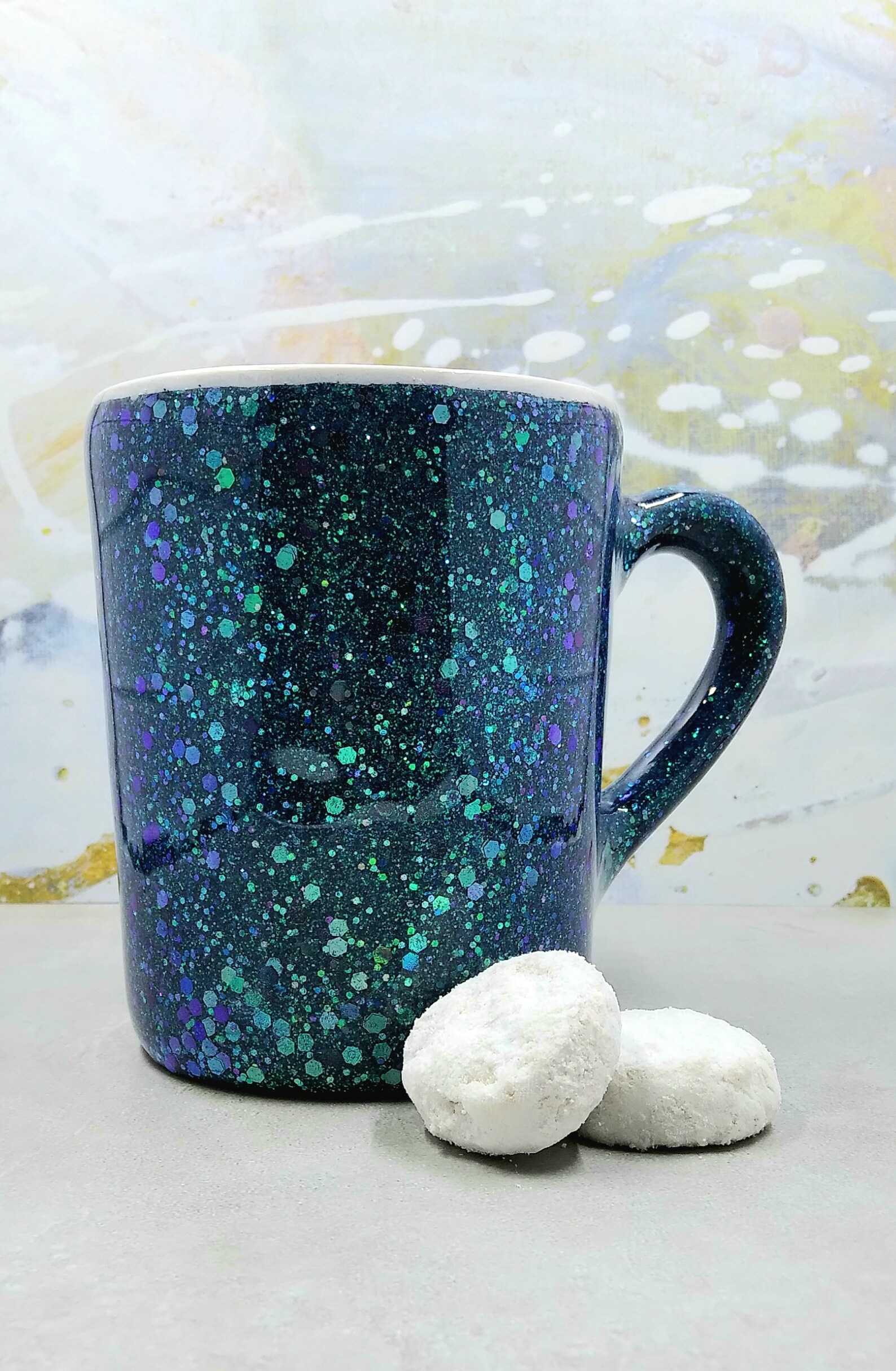 Handmade Glitter Coffee Mug: Sparkly Girly Cup, Pink Mug - Etsy