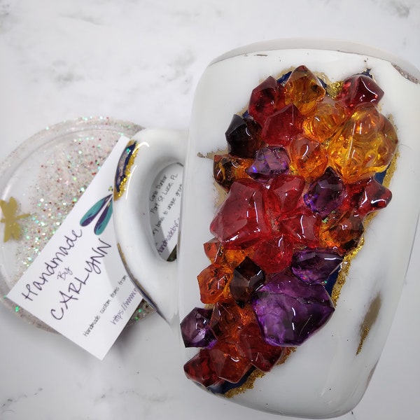 Crystal Geode Mugs - Etsy