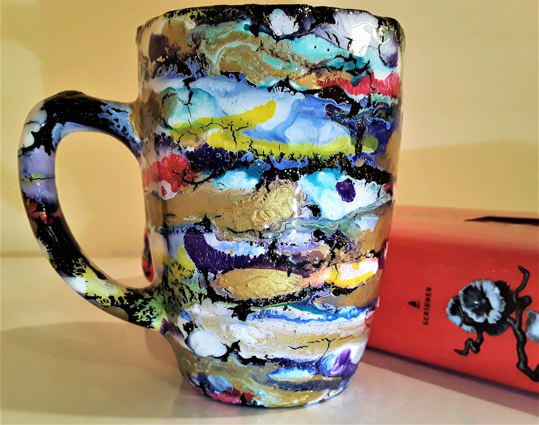 Geode Tumbler/geode Coffee Cup/colorful Cup/coffee Cup/hand Painted Mug ...