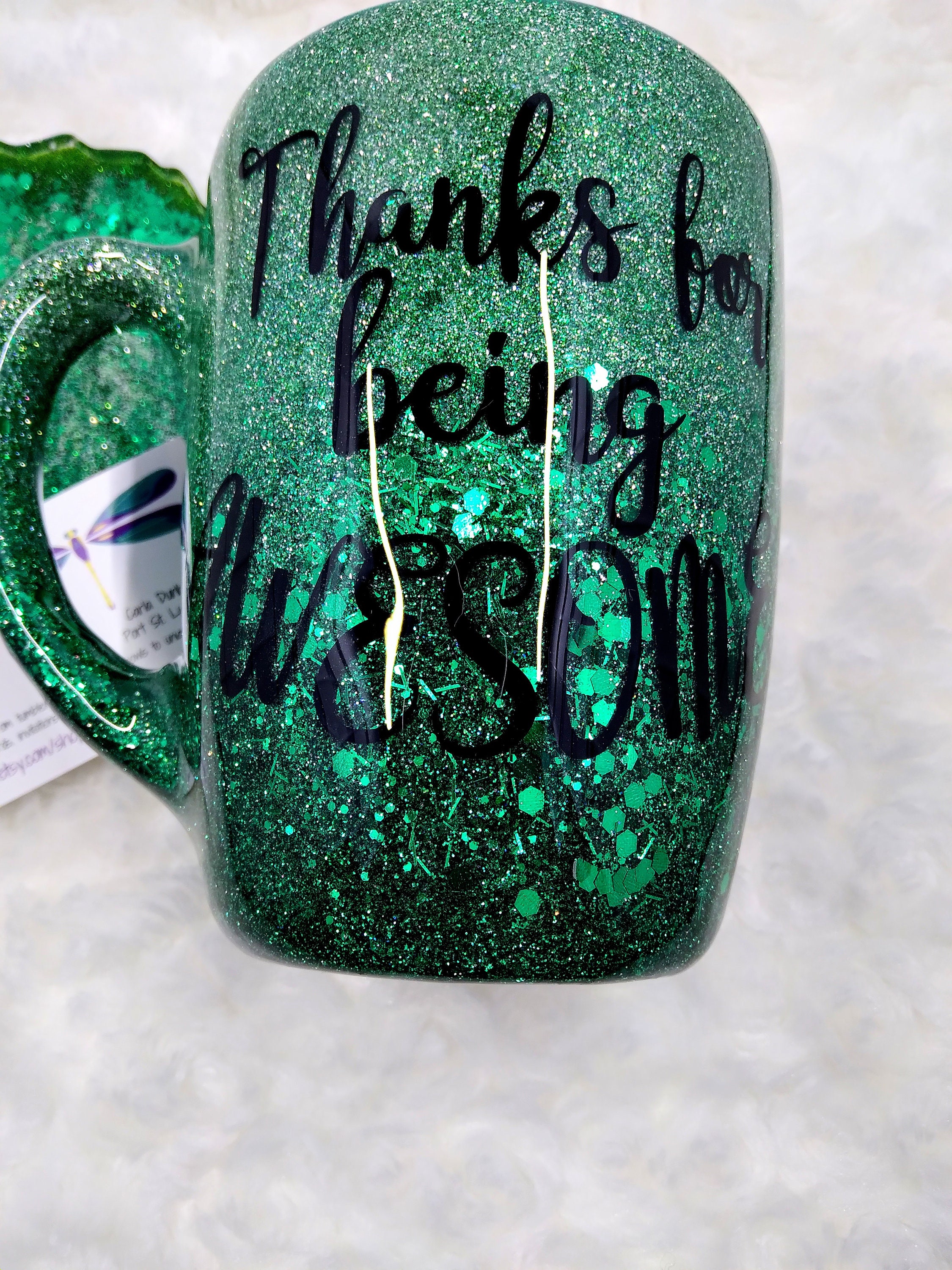 Glitter Coffee Mug/ombre Glitter Coffee Mug/mixed Glitter - Etsy