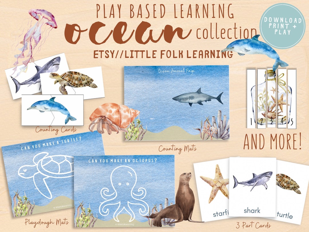 Ocean Collection // Preschool Printable // Preschool Activity ...