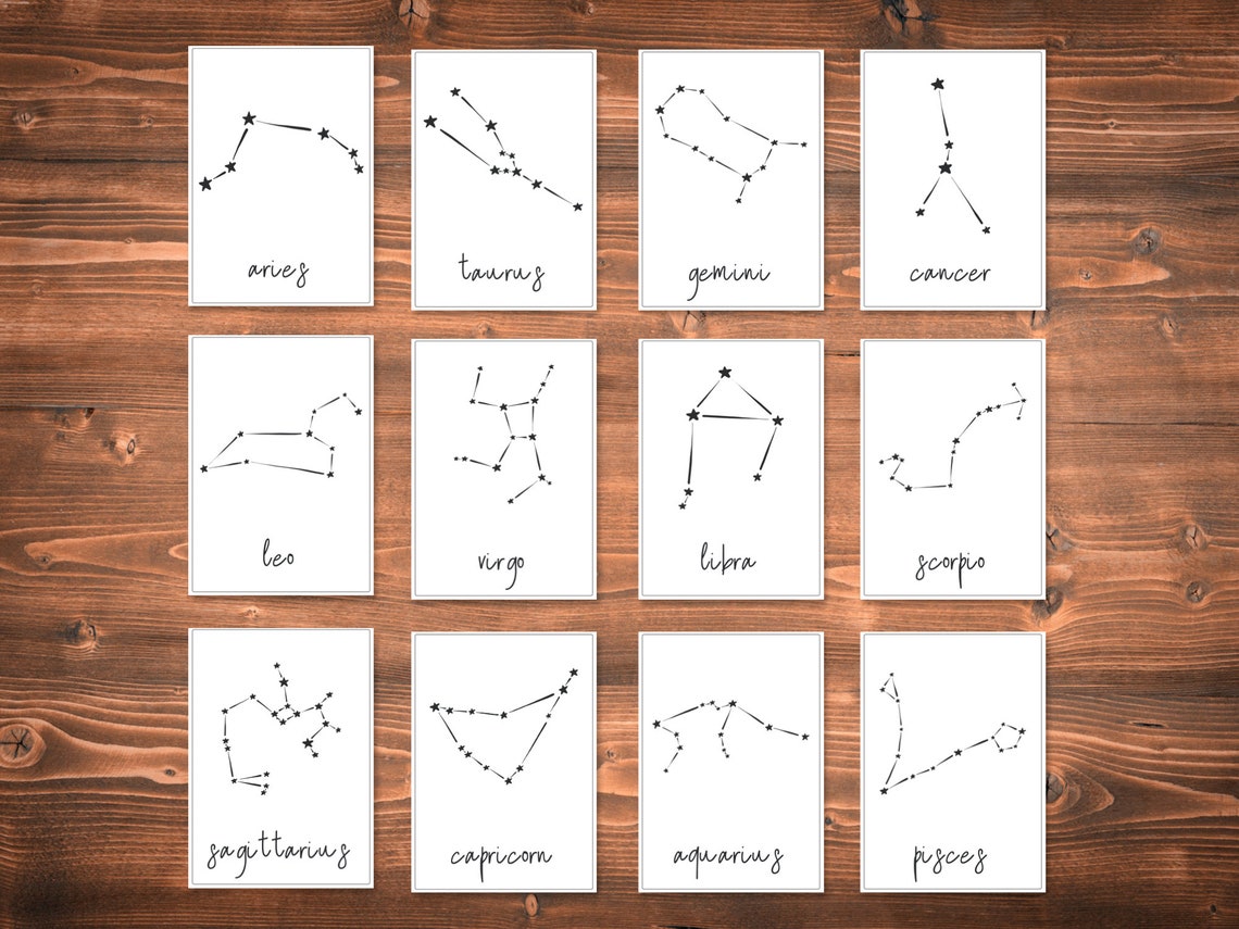 Constellation Flash Cards // Montessori Printable Flash Cards ...