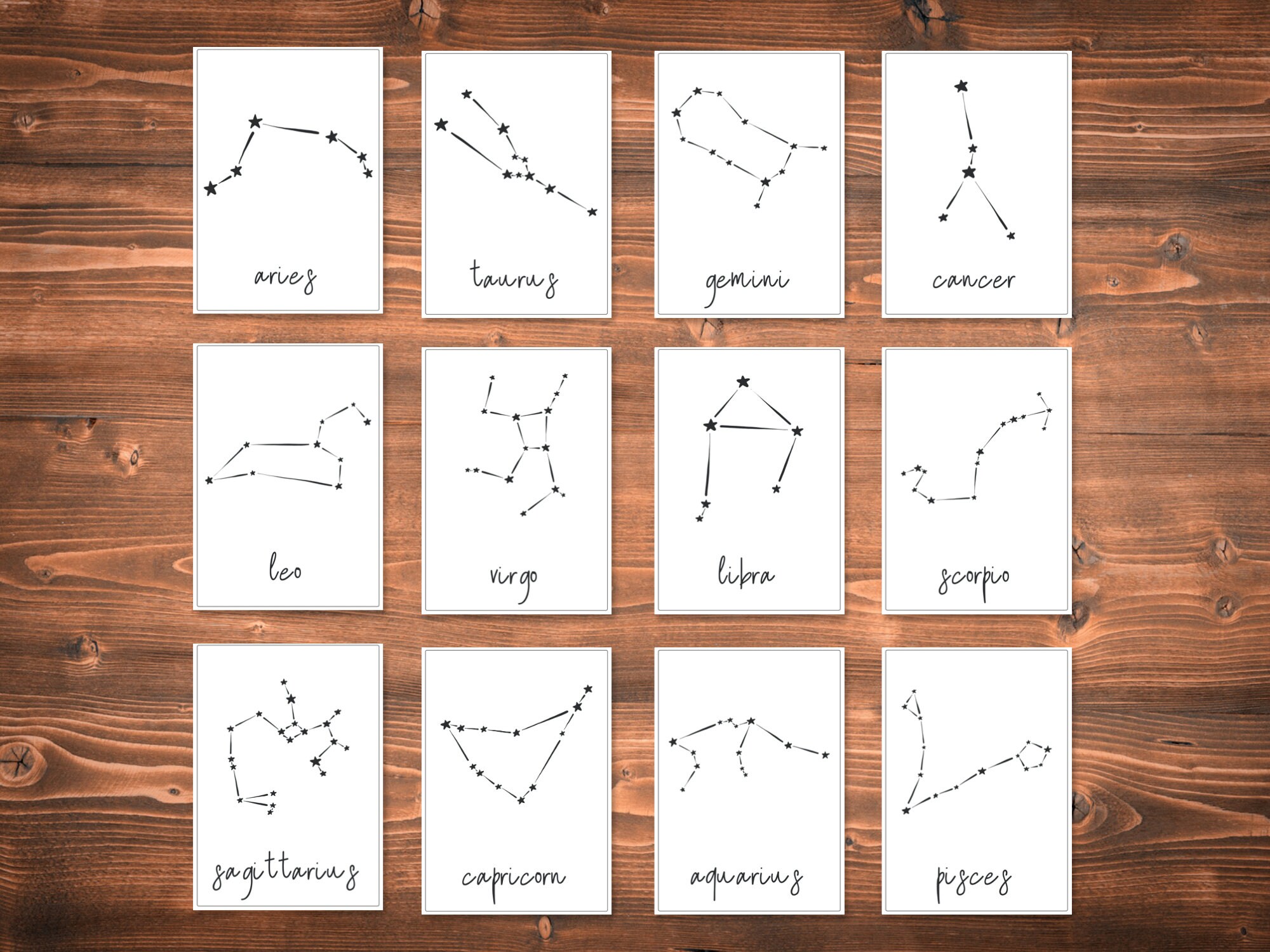 Constellation Flash Cards // Montessori Printable Flash Cards ...