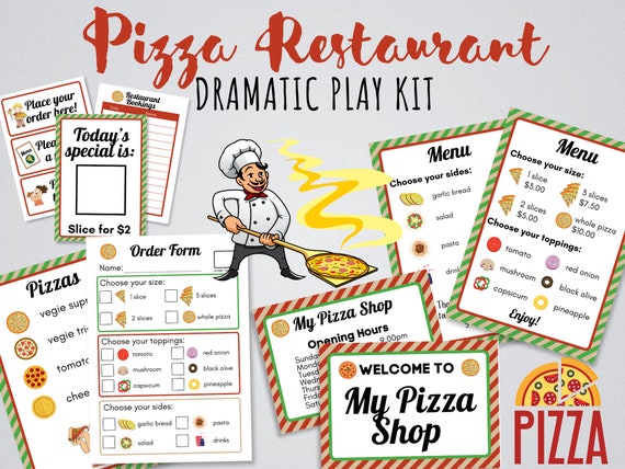 Free Printable Preschool Dramatic Play Pizza Shop Free Printables ...