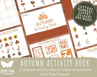 Autumn Montessori 3 Part Cards // Autumn Collection // Preschool ...