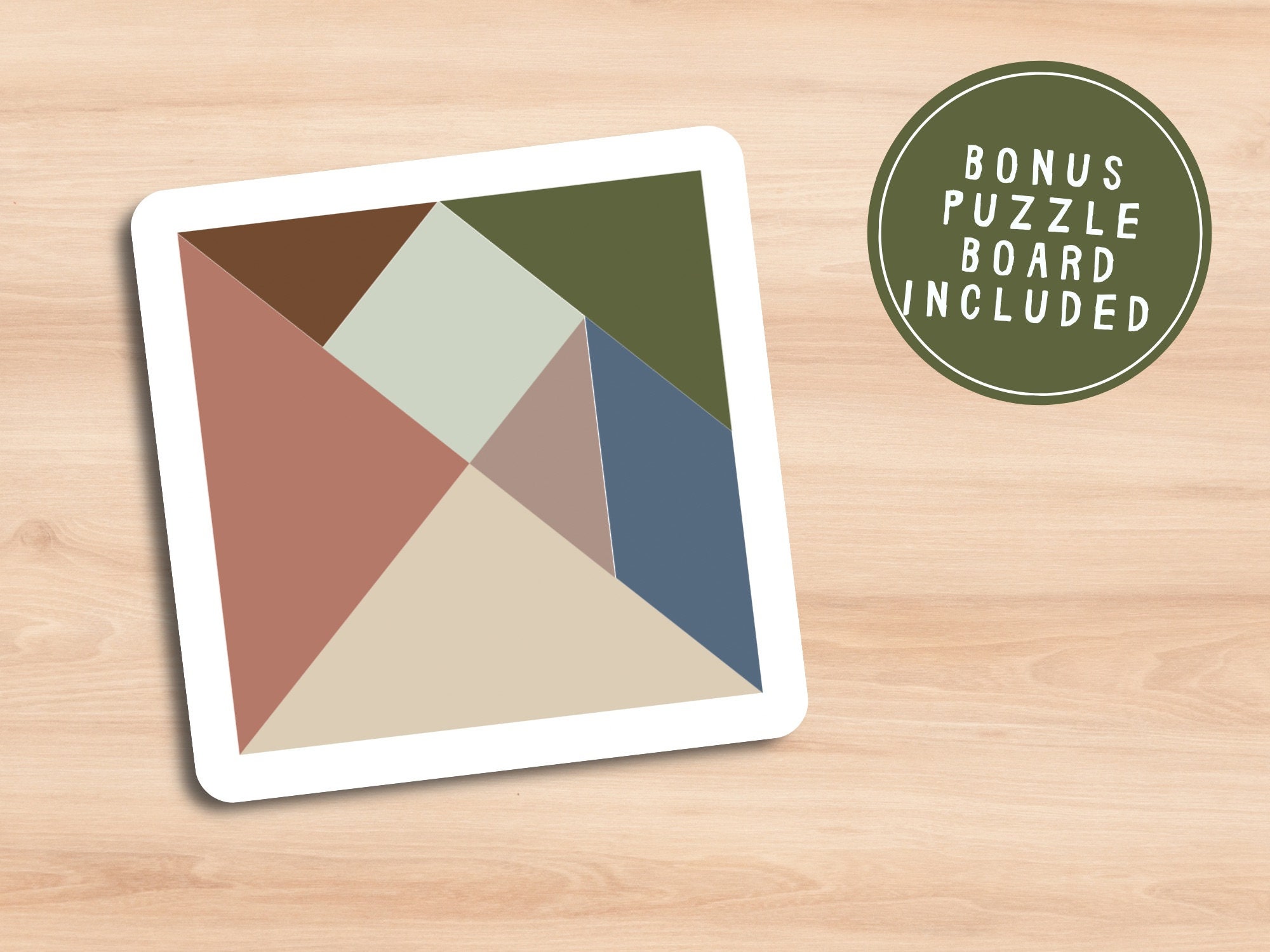 Nature Tangram Puzzle Mats // Nature Collection// Preschool Printable ...