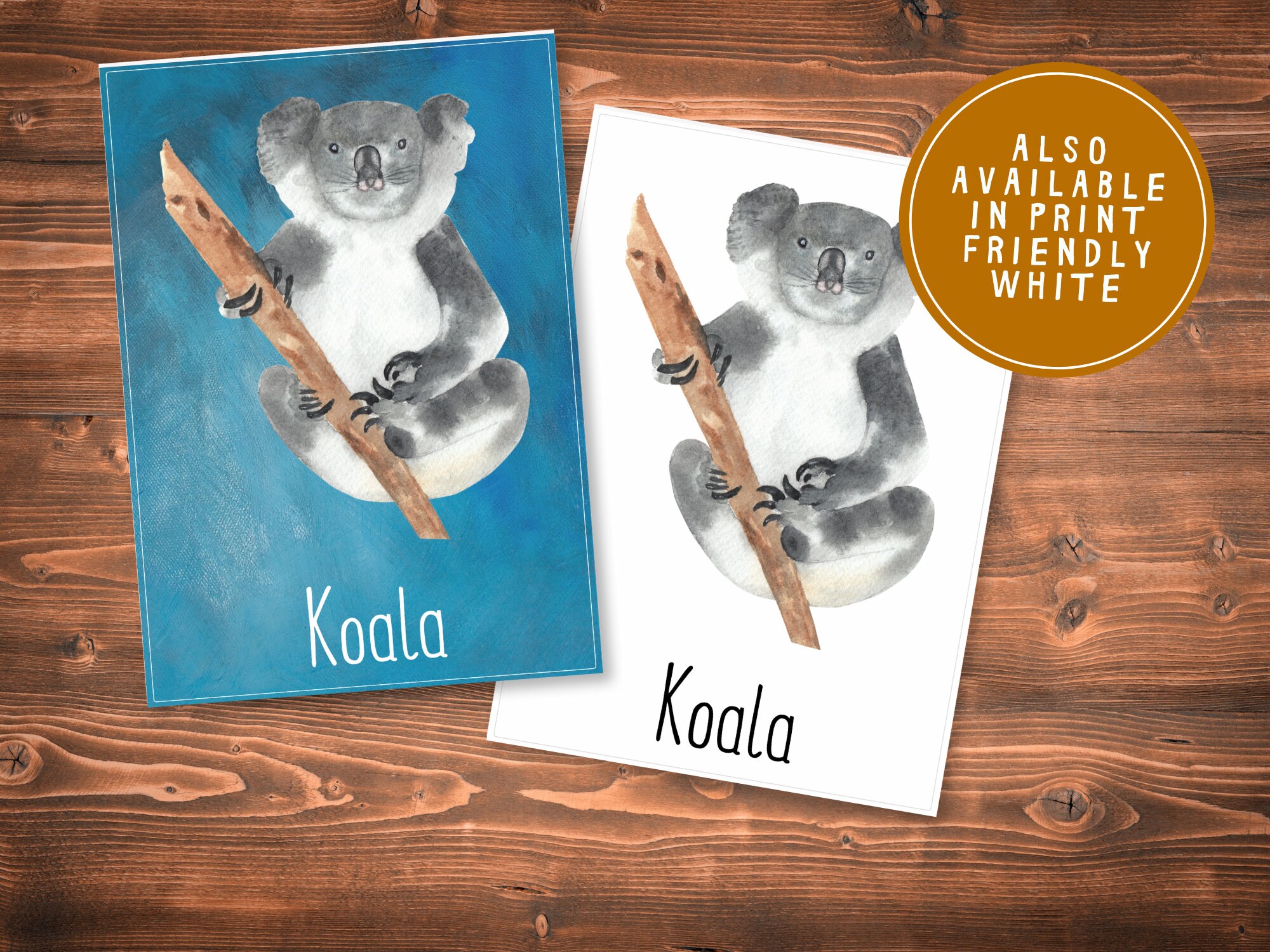 Australian Animal Flashcards // Australia Flash Cards // Printable ...