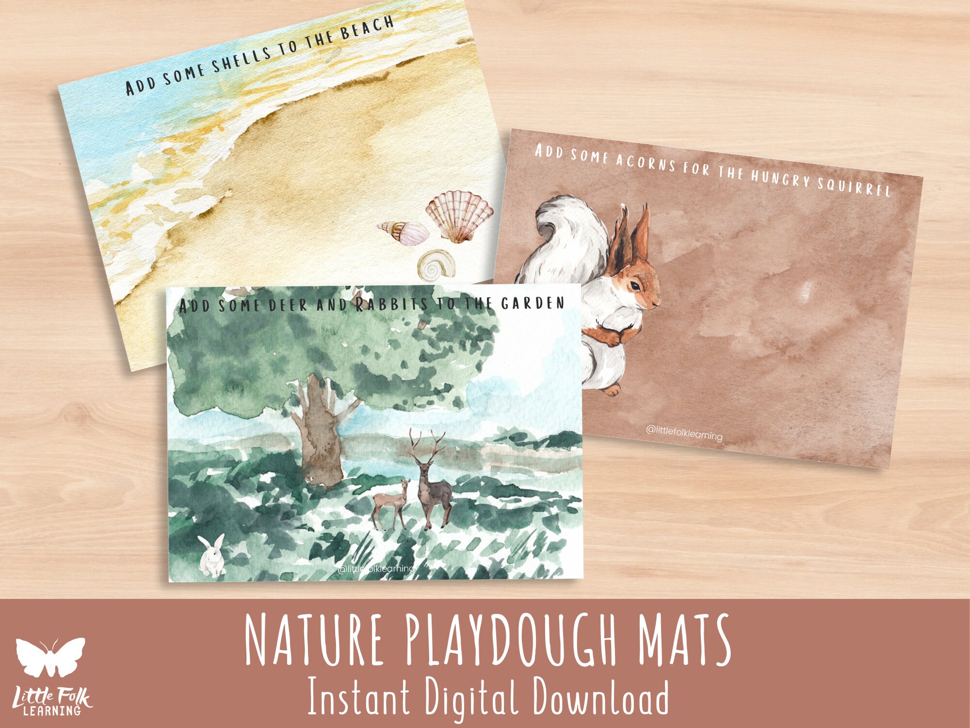 Nature Play Based Learning Collection // Preschool Printable | Etsy