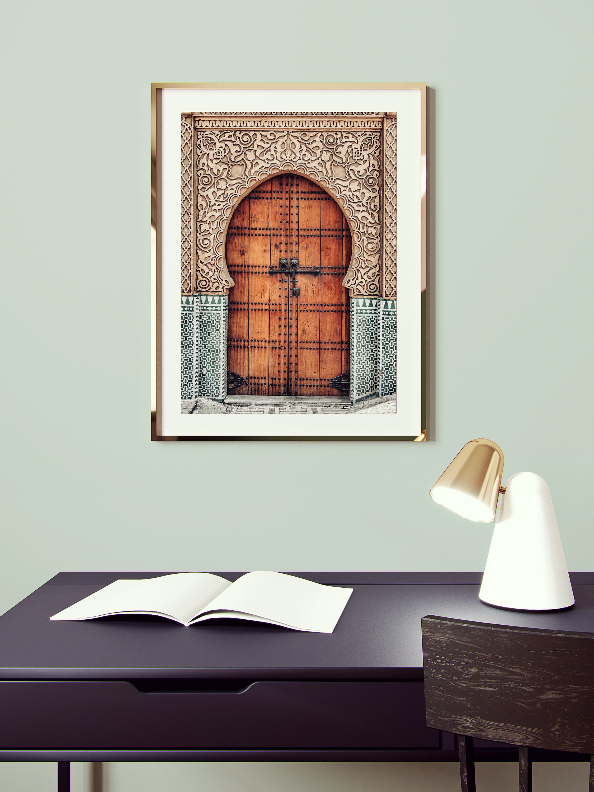 Door Wall Art Door Art Print Door Poster Moroccan Door - Etsy