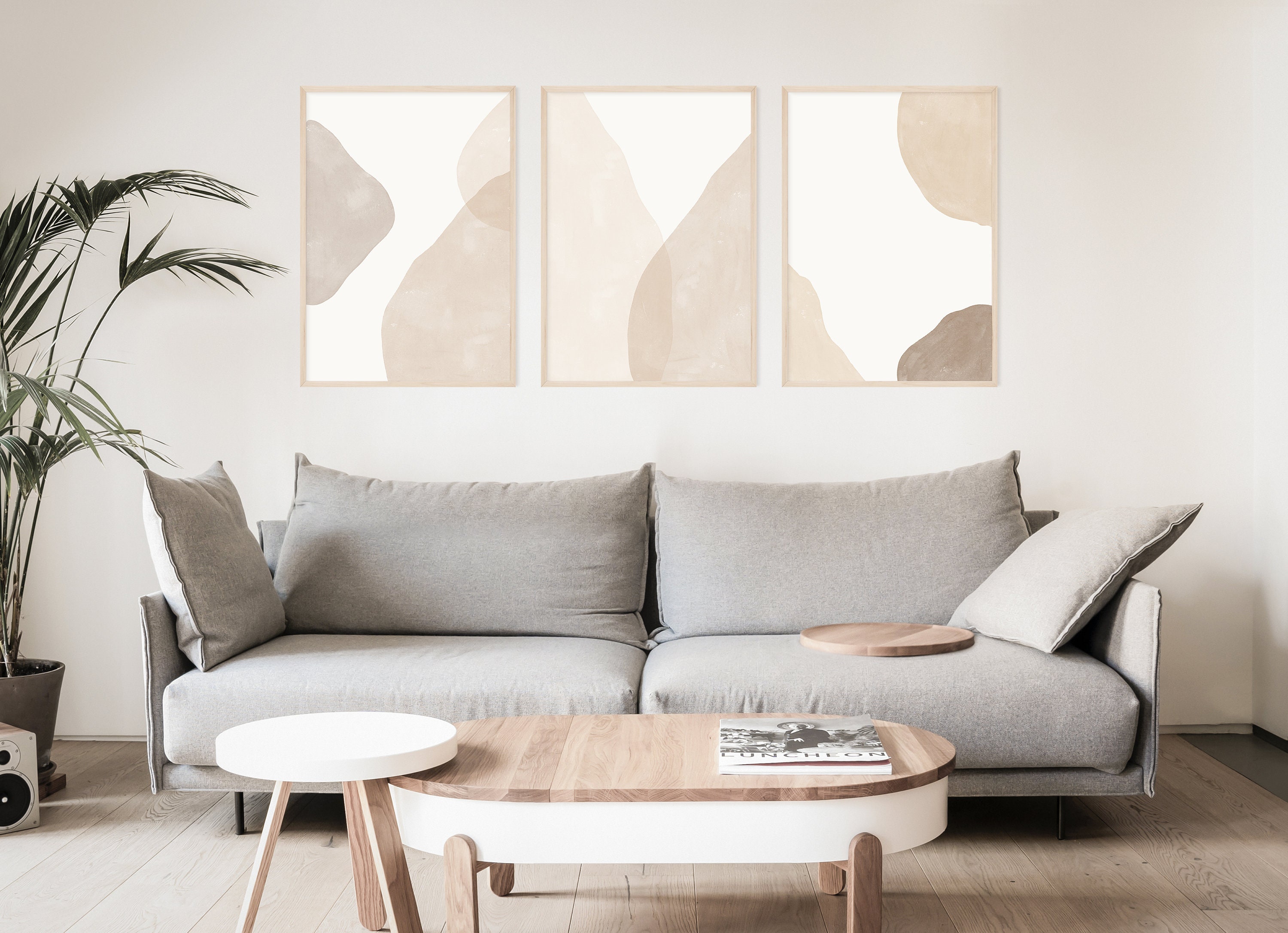 Abstract Art Print Abstract Wall Art Set of 3 Abstract | Etsy