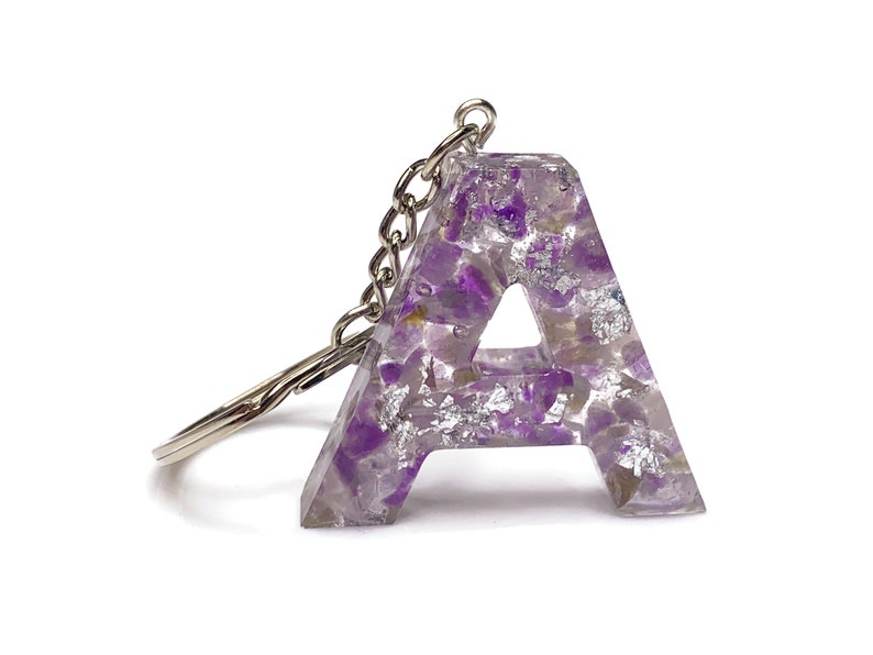 Alphabet Crystal Keychains | Etsy