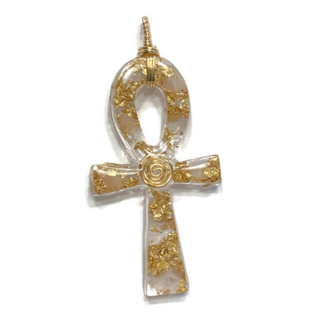 Rose Quartz Ankh Pendant - Etsy