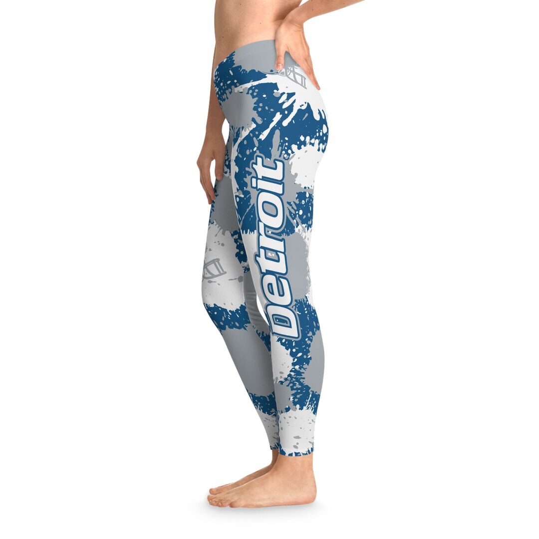 Detroit Football Drip Leggings - Etsy