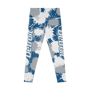 Detroit Football Drip Leggings - Etsy
