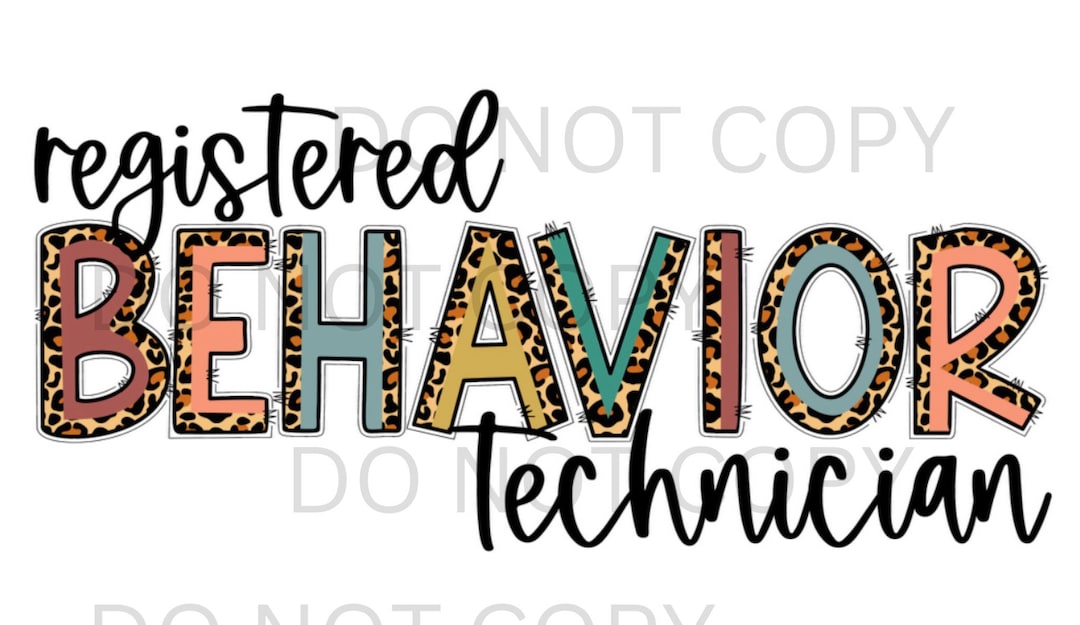 Registered Behavior Technician Png, Rbt Sublimation Design, Rbt Png ...
