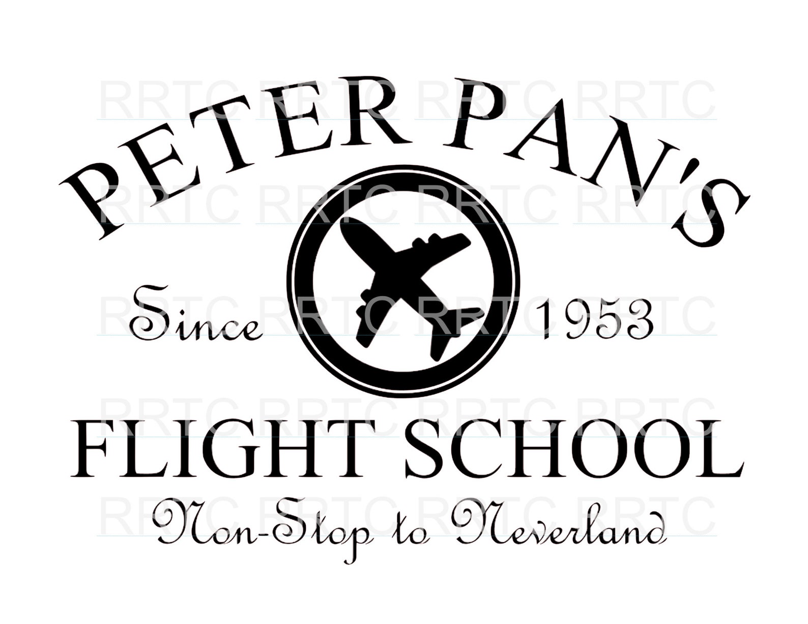 Peter Pans Flight School Png, Digital Download, Sublimation Design - Etsy