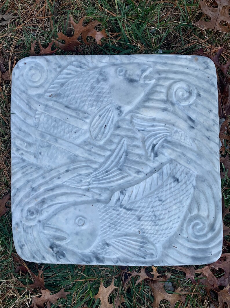 Fish in Water Stepping Stone - Etsy