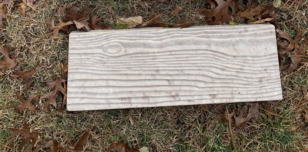 Faux Wood Rectangular Stepping Stone - Etsy