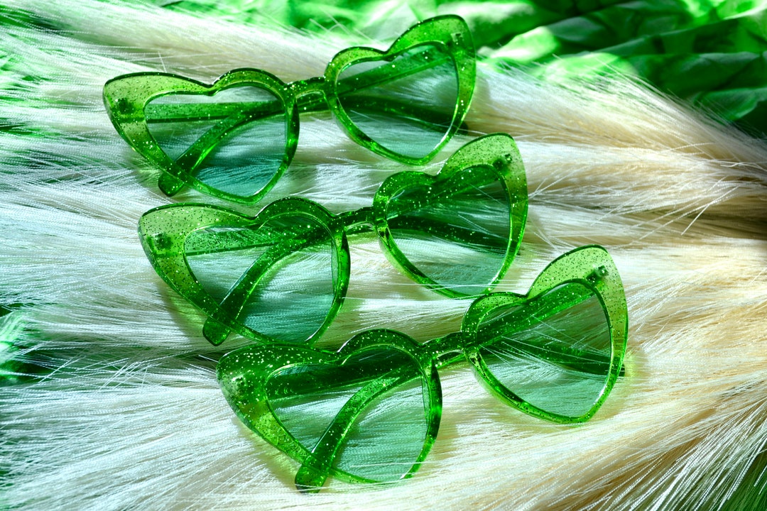 Green Heart Bachelorette Party Sunglasses, Final Fiesta, Margs and ...