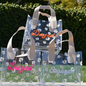 Dazed and Engaged Bachelorette Party Mini Tote Bag, Retro 70s ...