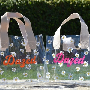 Dazed and Engaged Bachelorette Party Mini Tote Bag, Retro 70s ...